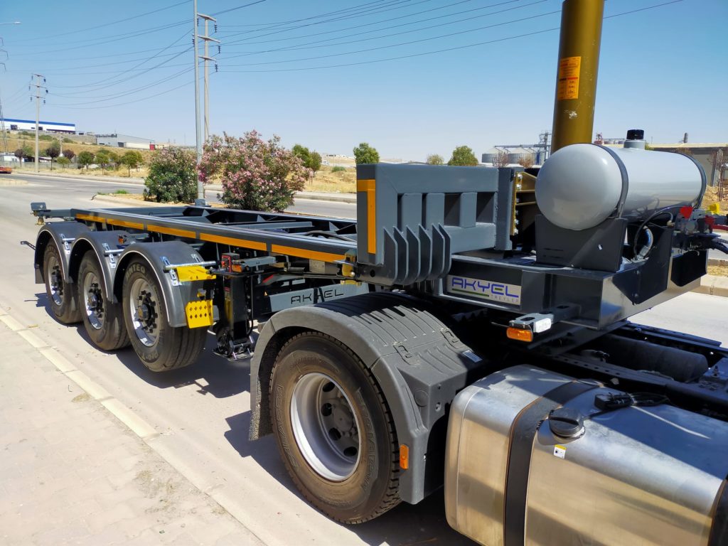 Tipping Container Semi-Trailers | Akyel Trailer