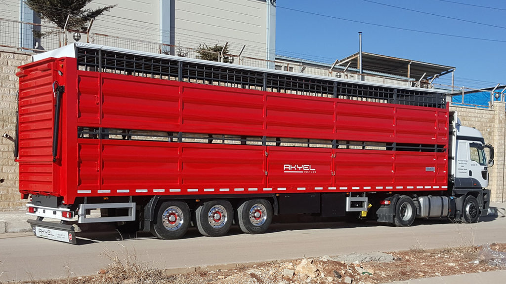 Double-Decker Livestock Semi-Trailer | Akyel Trailer