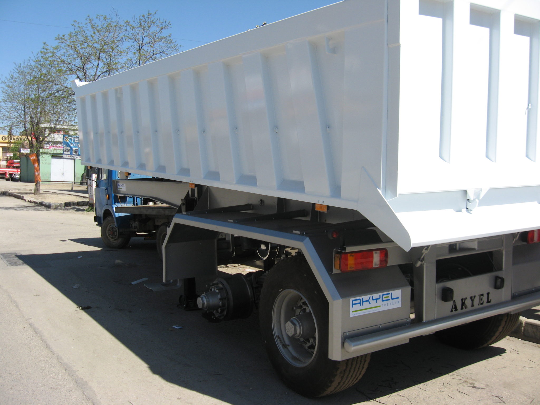 Tipper Semi-Trailers Box-Type Dump | Akyel Trailer