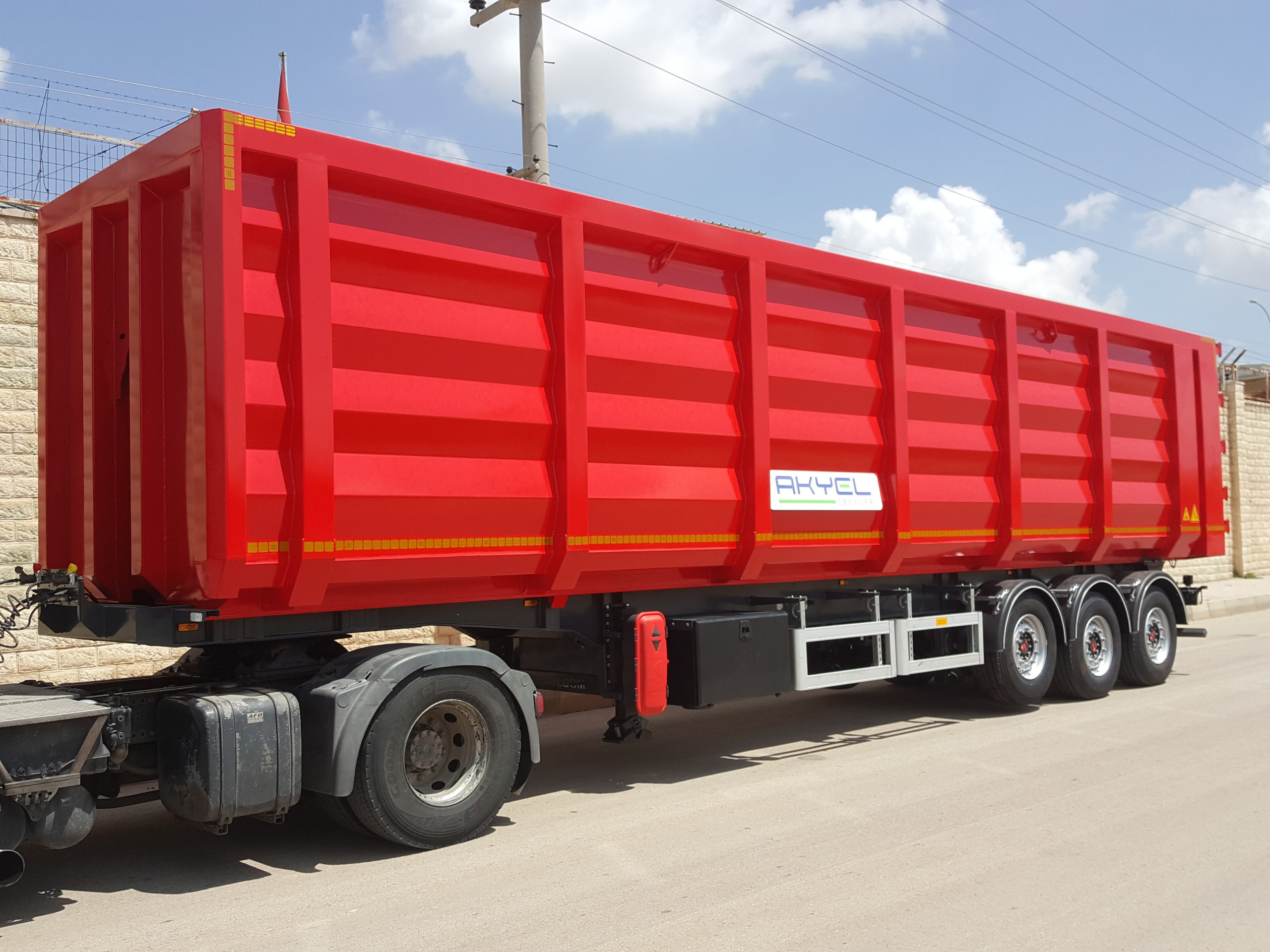 Scrap Semi Trailer Scrap Tipper Akyel Trailer Scrap Semi Trailer Scrap Tipper Akyel Trailer