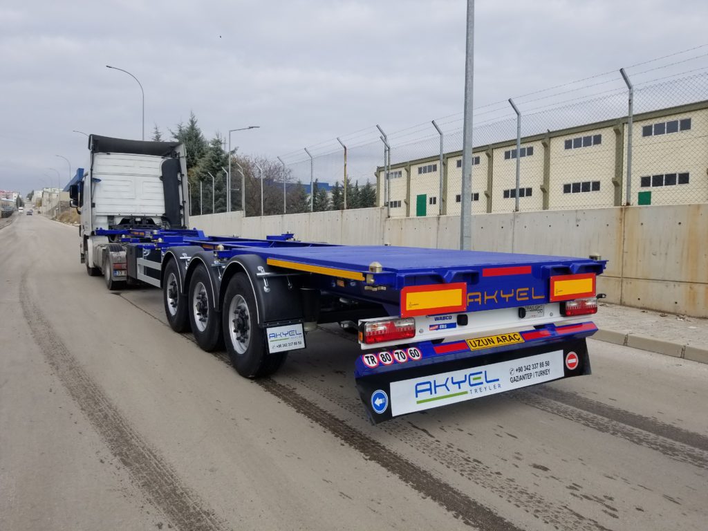 Extendable Skeletal Container Trailers (Telescopic) | Akyel Trailer