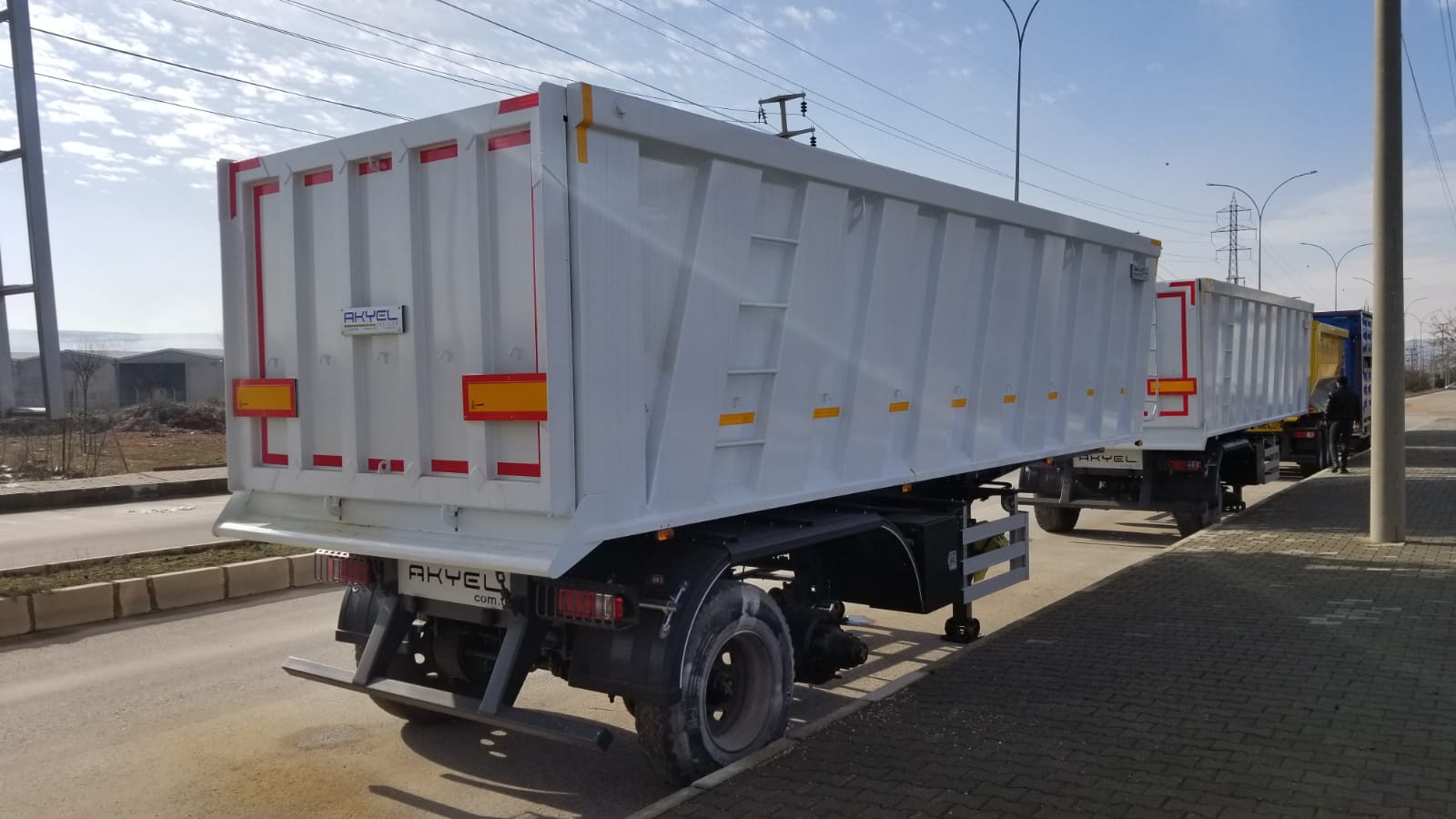 Tipper Semi-Trailers Box-Type Dump | Akyel Trailer