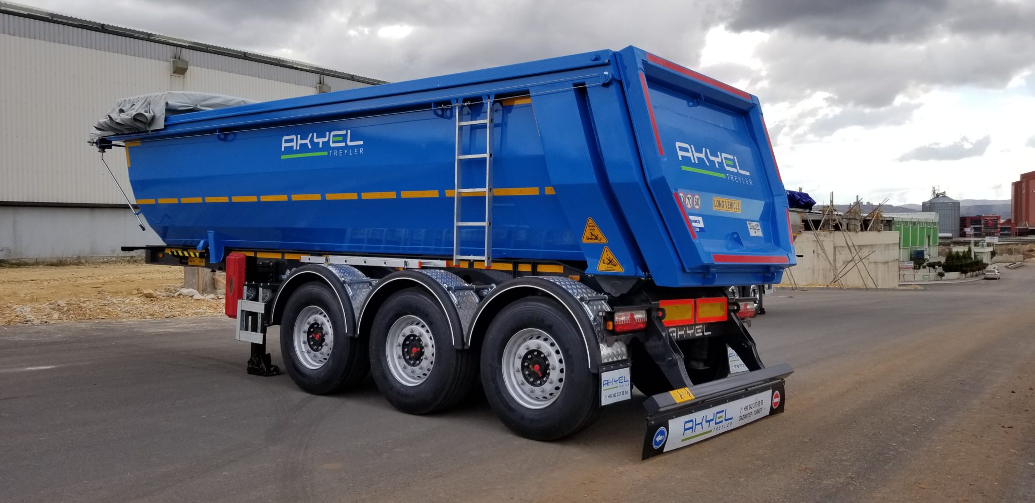 Tipper Semi-Trailers U-Type Dump | Akyel Trailer